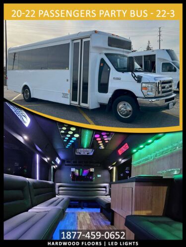 Best Party Bus and Limo Bus Rental Fleet | Titanium Party Bus