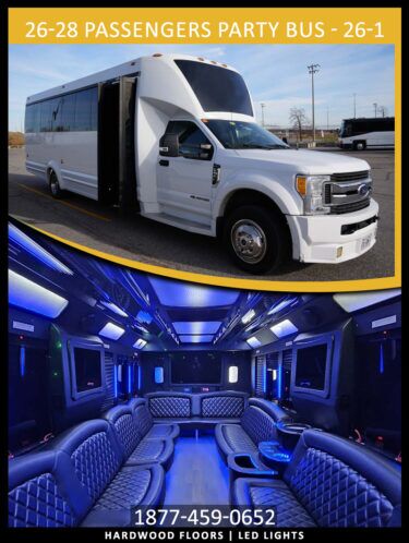 Best Party Bus and Limo Bus Rental Fleet | Titanium Party Bus