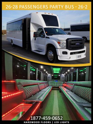 Best Party Bus and Limo Bus Rental Fleet | Titanium Party Bus